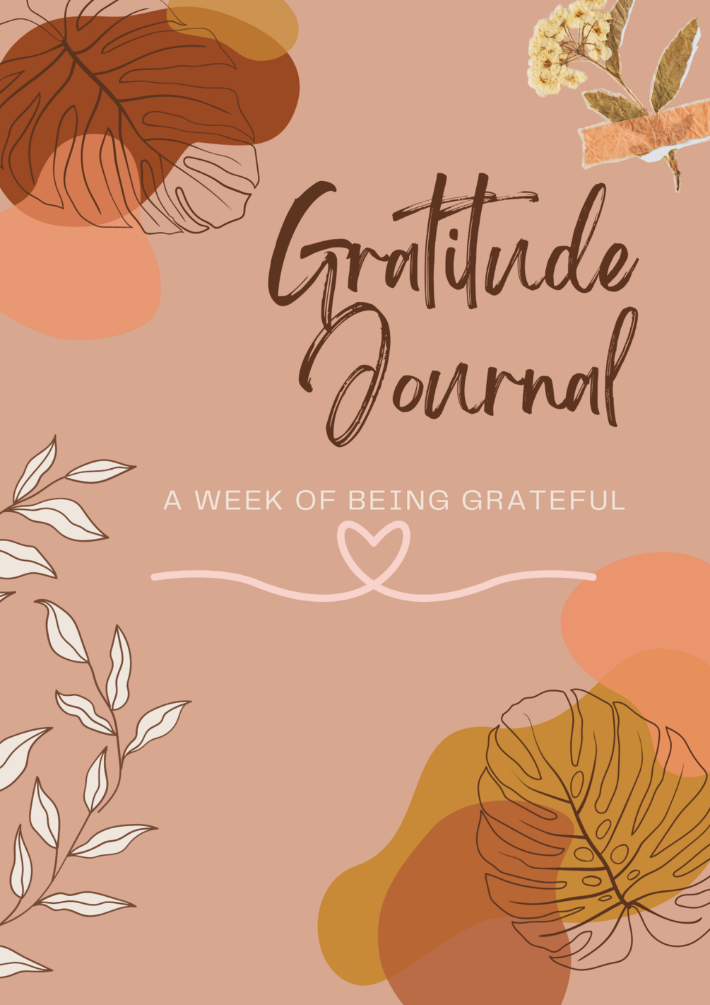 Gratitude Journal (a one week journal)