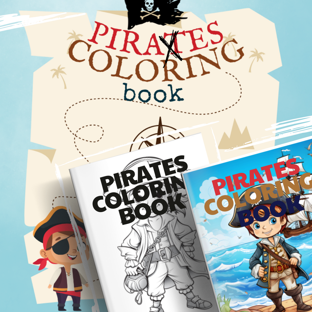 Pirates Coloring Books for Kids