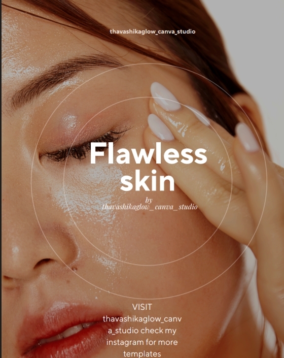 Glow Skin - Beauty & Skincare Brand Canva Kit