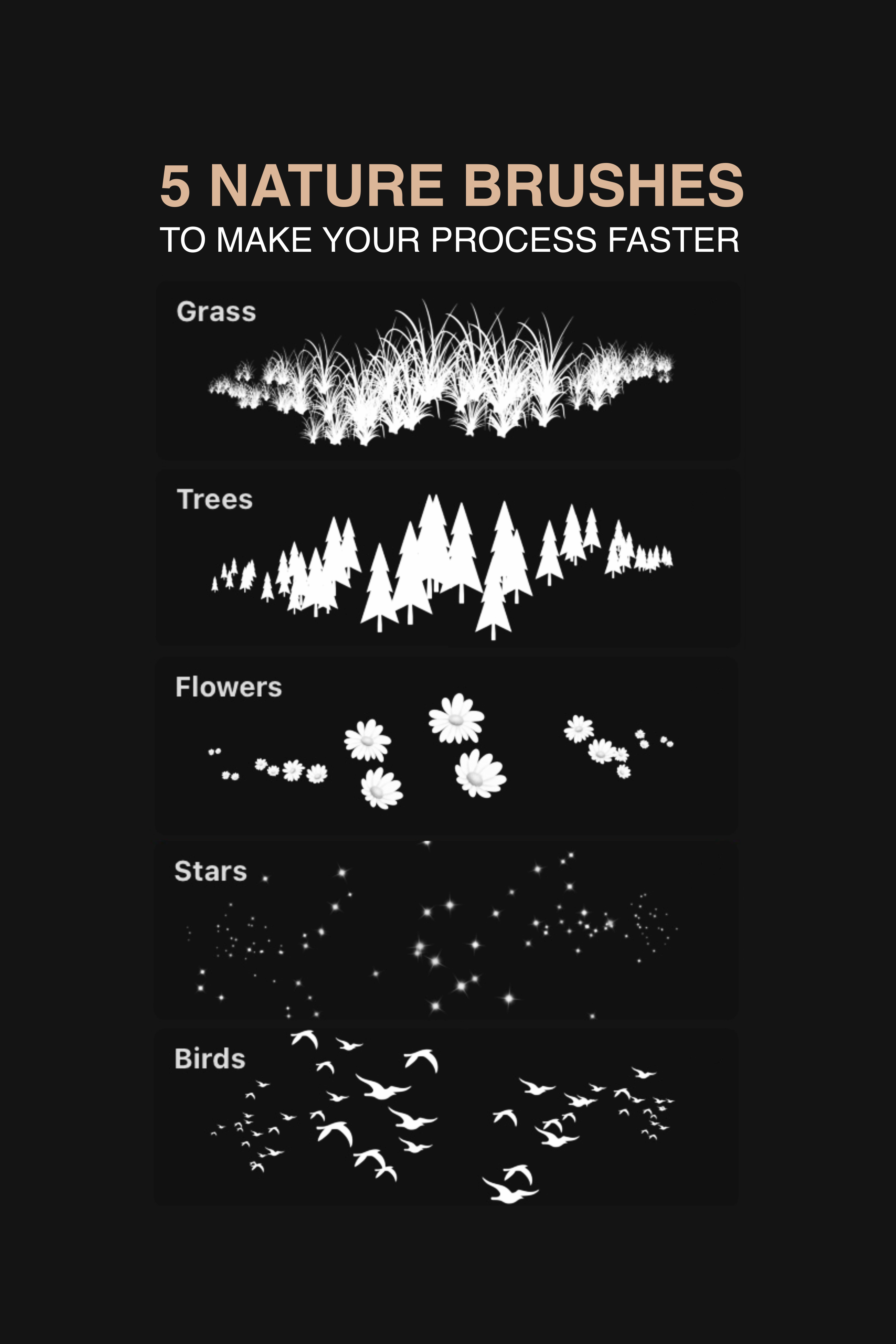 Nature Brush Pack For Procreate And Infinite Painter
