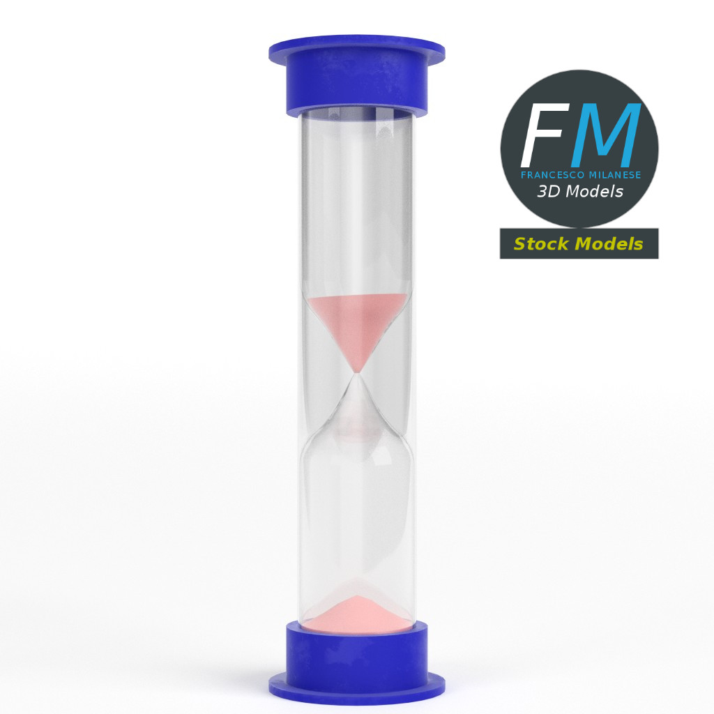 3D MODEL - Toy sand timer hourglass 2
