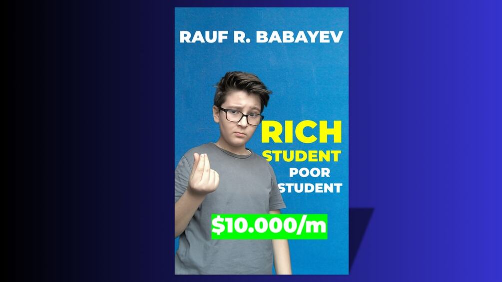 Rich student, Poor student (E-Book for make money)