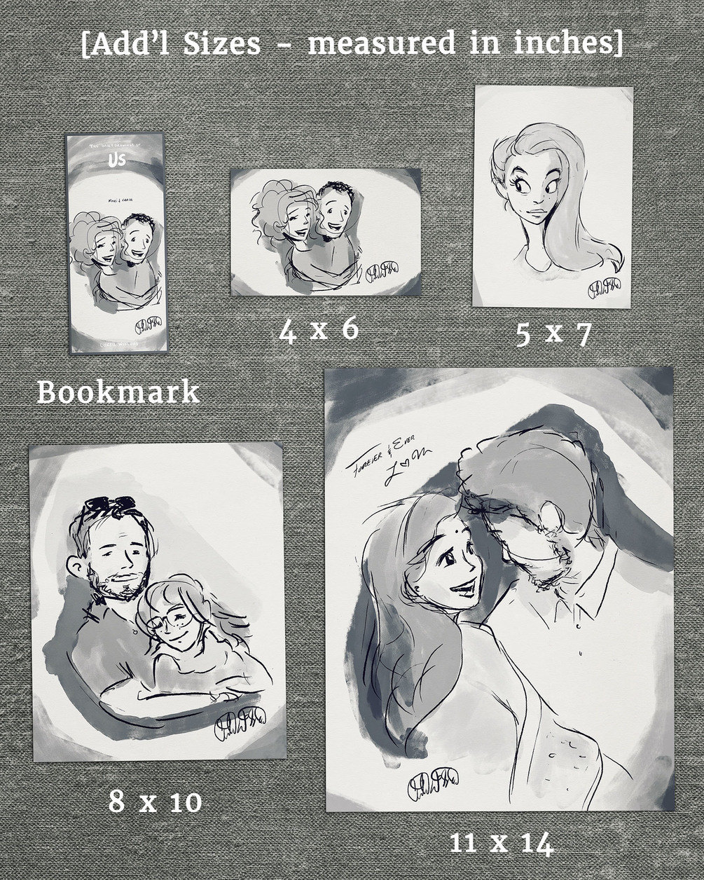 Custom Drawing - Upgrade Print Size