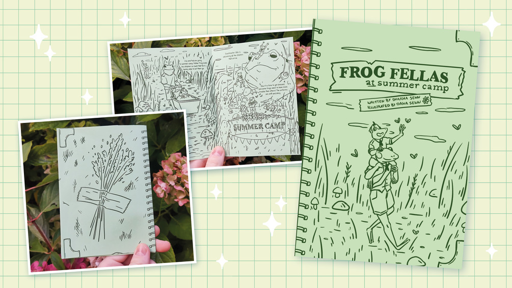 Frog Fellas at Summer Camp – Zine – Digital Download PDF