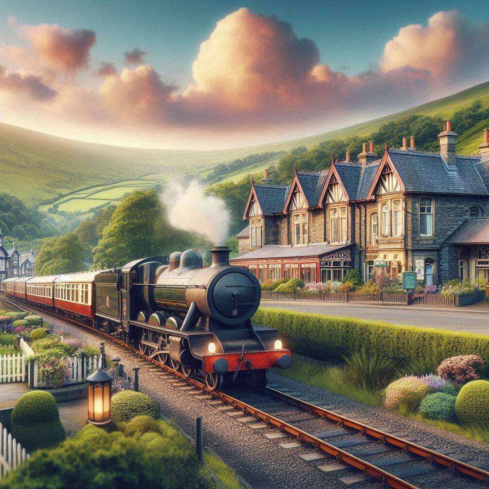 🚂 Journey Back in Time: Capturing the Nostalgic Charm of Old-Style ...