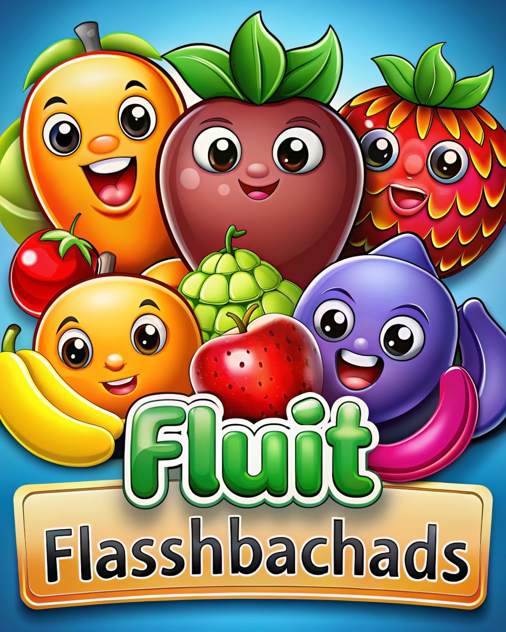 kawaii fruits - flashcards 2024