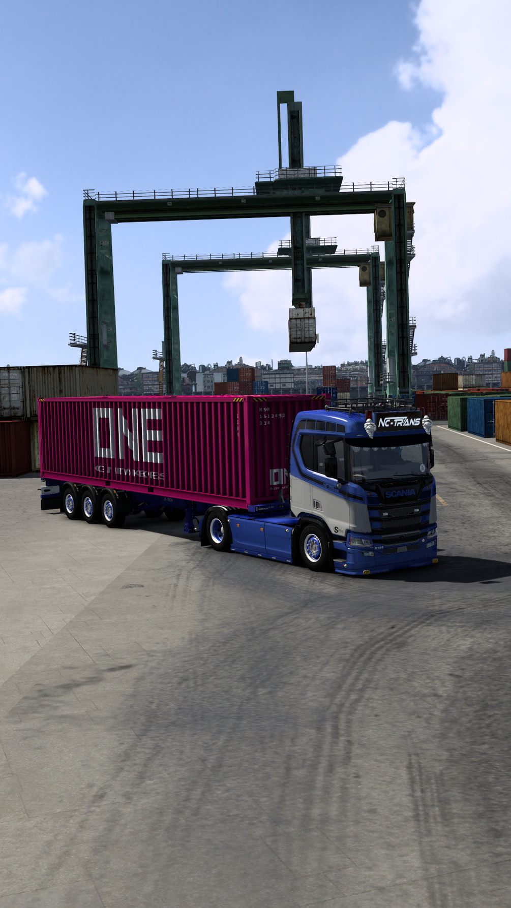 NC trans 4 skin For scania NG