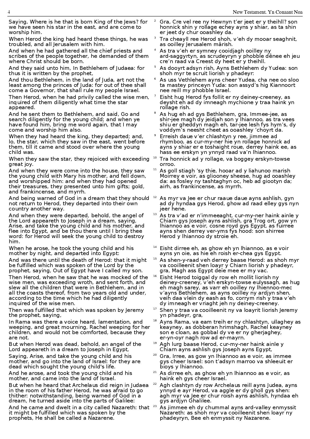 [PDF] New Testament: English - Manx parallel text