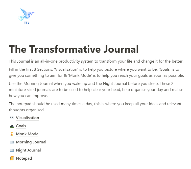 The Transformative Journal