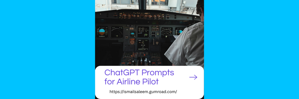 ChatGPT, Gemini, DeepSeek, Peplexity, Claude, Grok Prompts for Airline ...