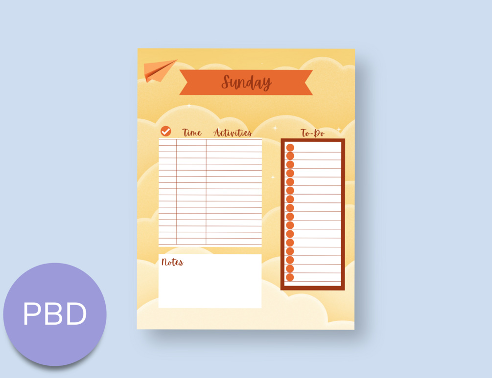 Whimsical Daily Planner Pages