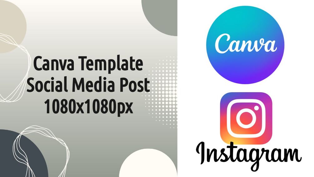 Canva Template - Design for Social Media Posts (e.g. Instagram)