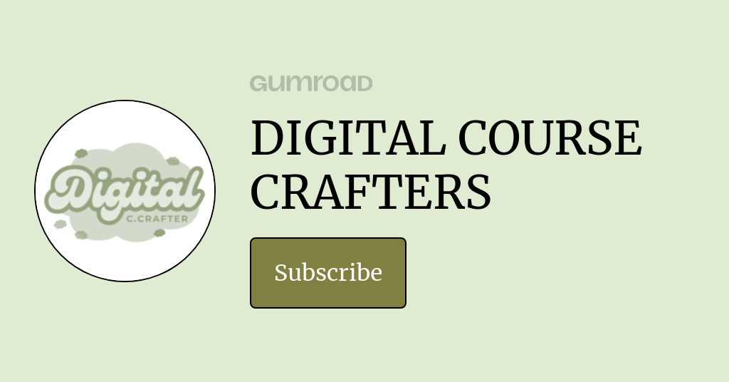 DIGITAL COURSE CRAFTERS