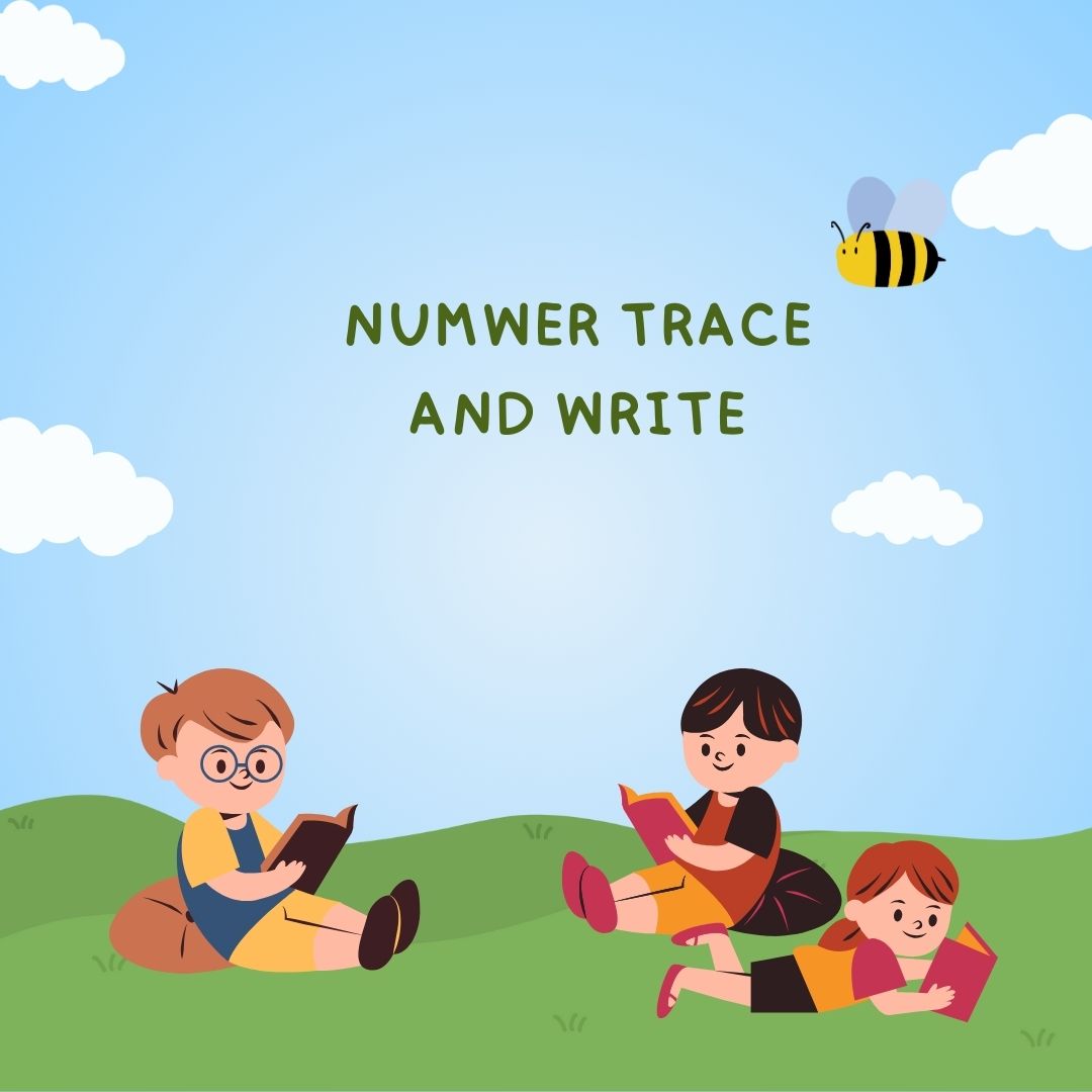 NUMBER TRACE AND WRITE - muskan meena