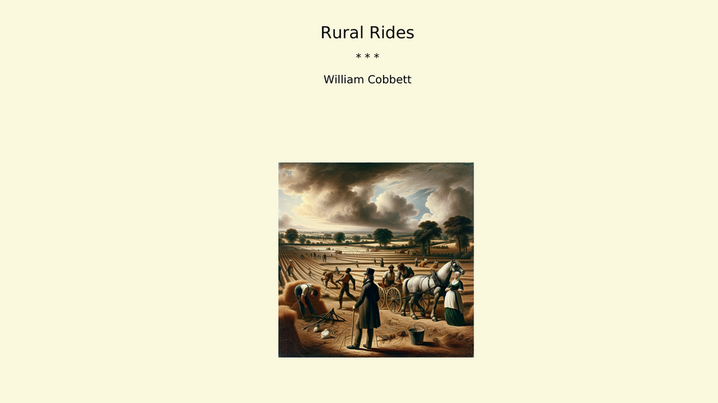 Rural Rides
