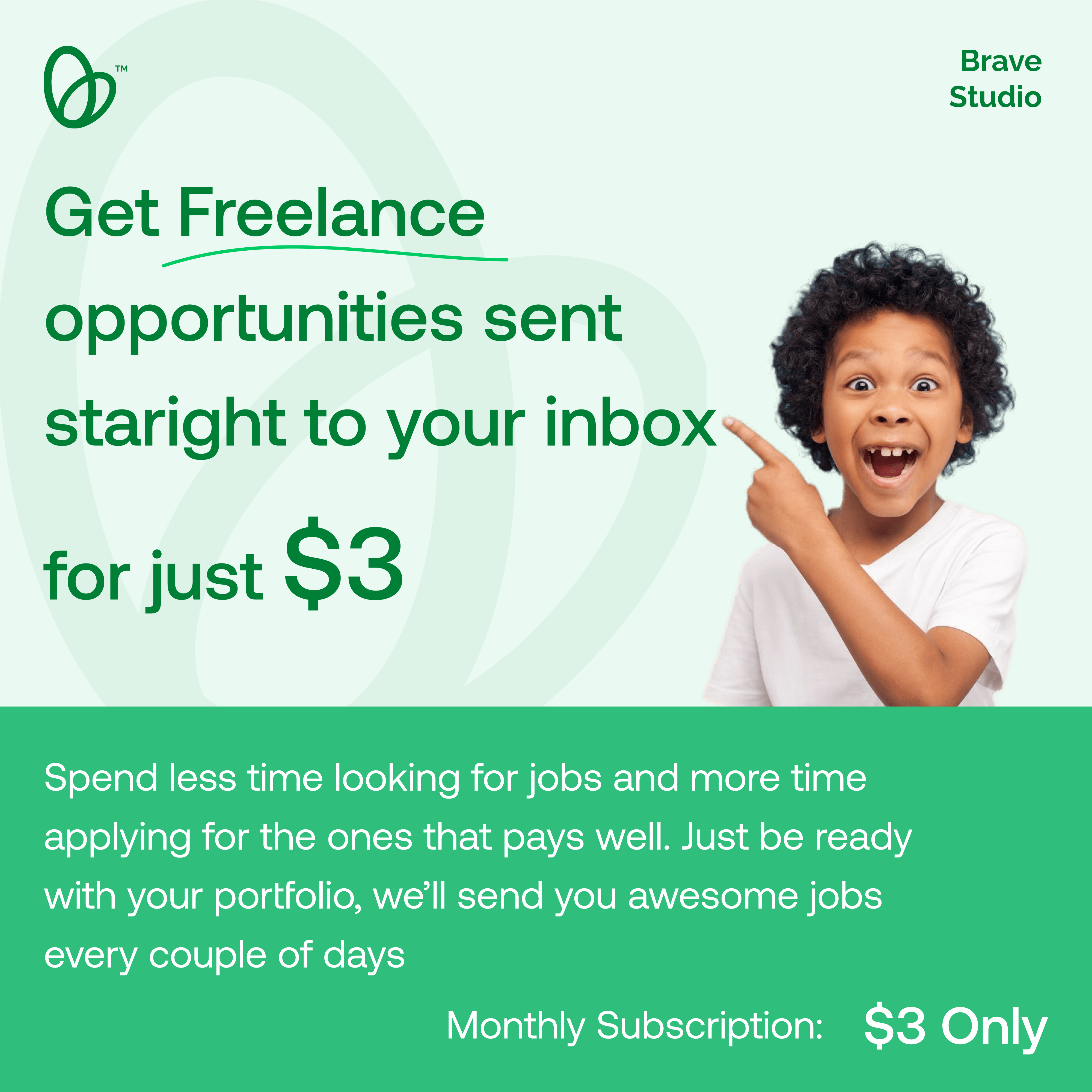 Brave Freelance Jobs Newsletter