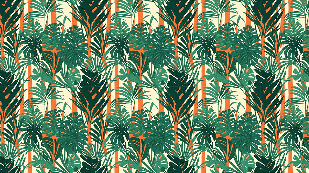 Tropical Jungle Seamless Pattern 08