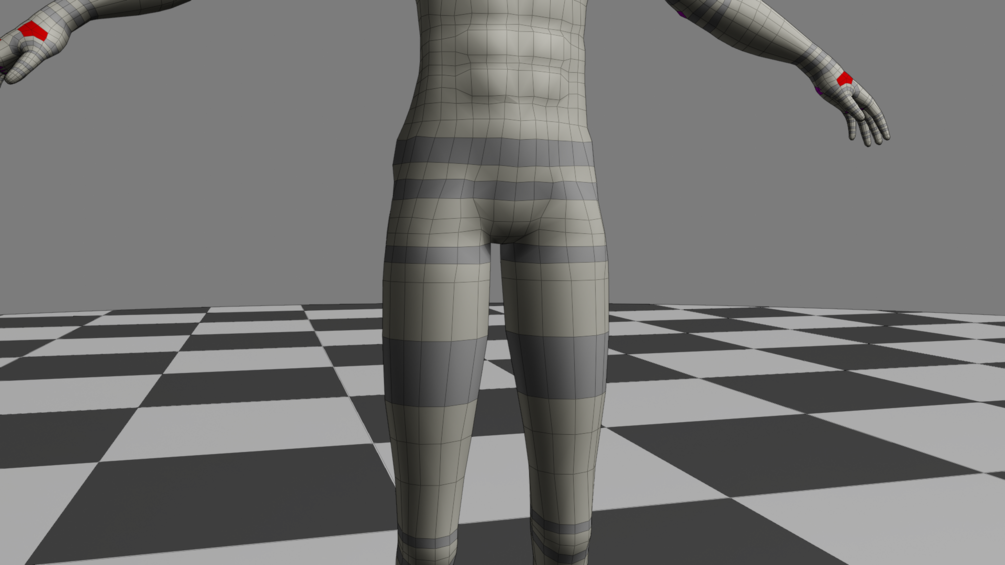 Male Body - Topology