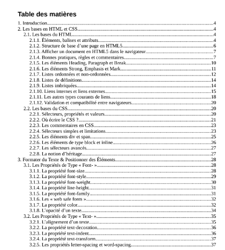 Apprendre le HTML + CSS