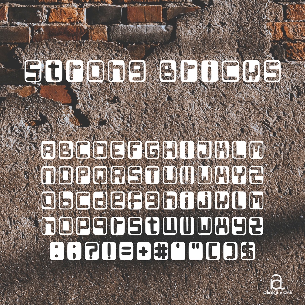 Font: Strong Bricks