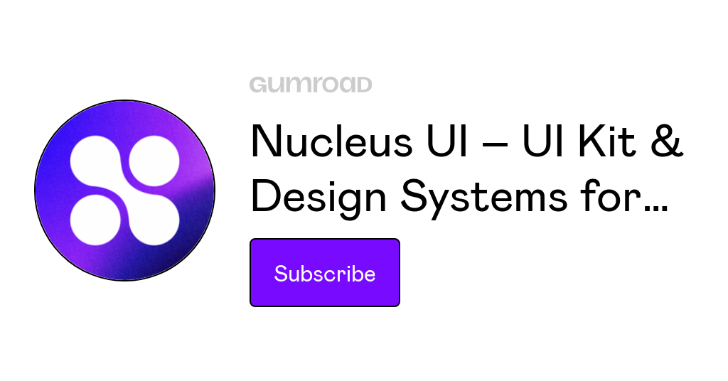 Nucleus UI – UI Kit & Design Systems for Figma