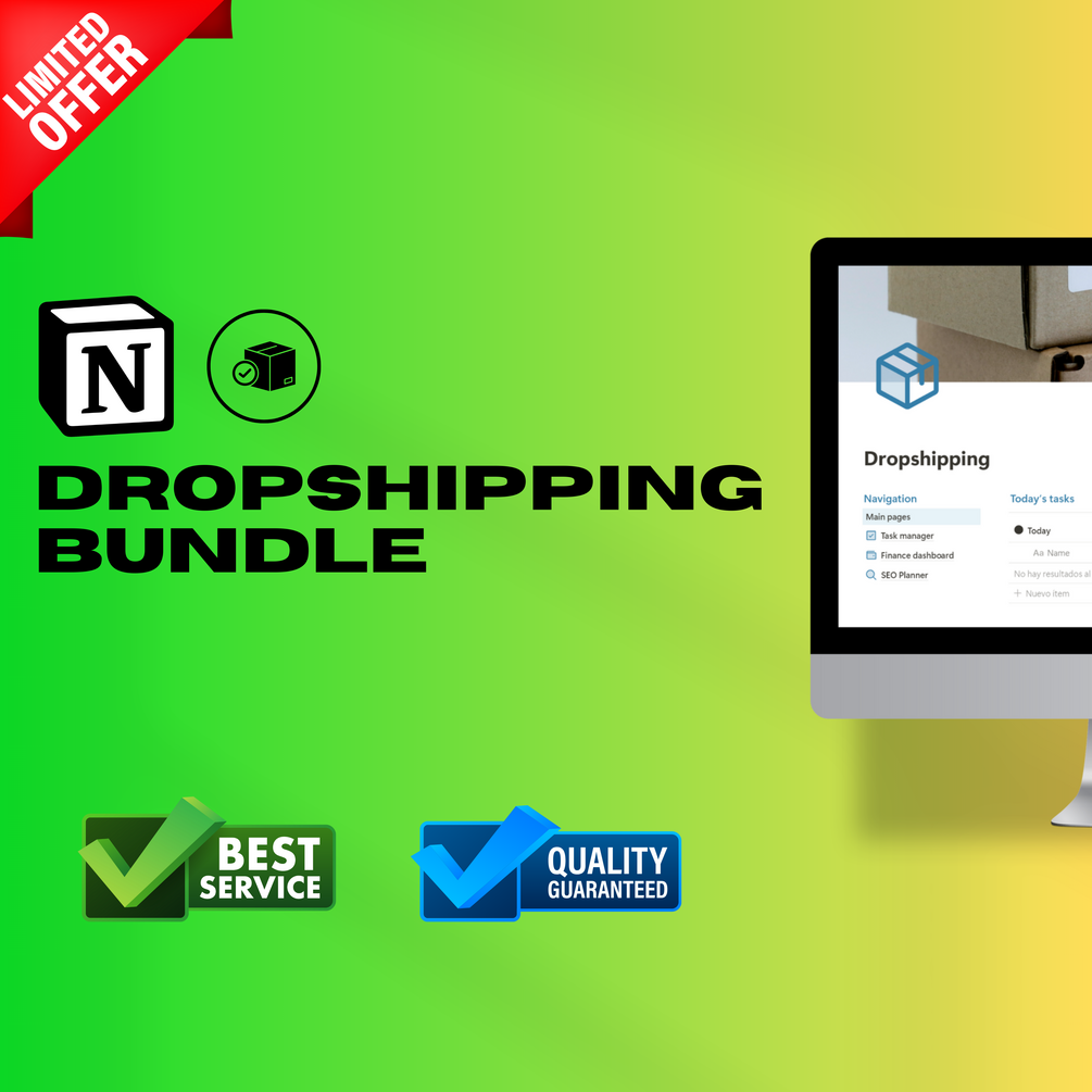 Dropshipping Template Notion
