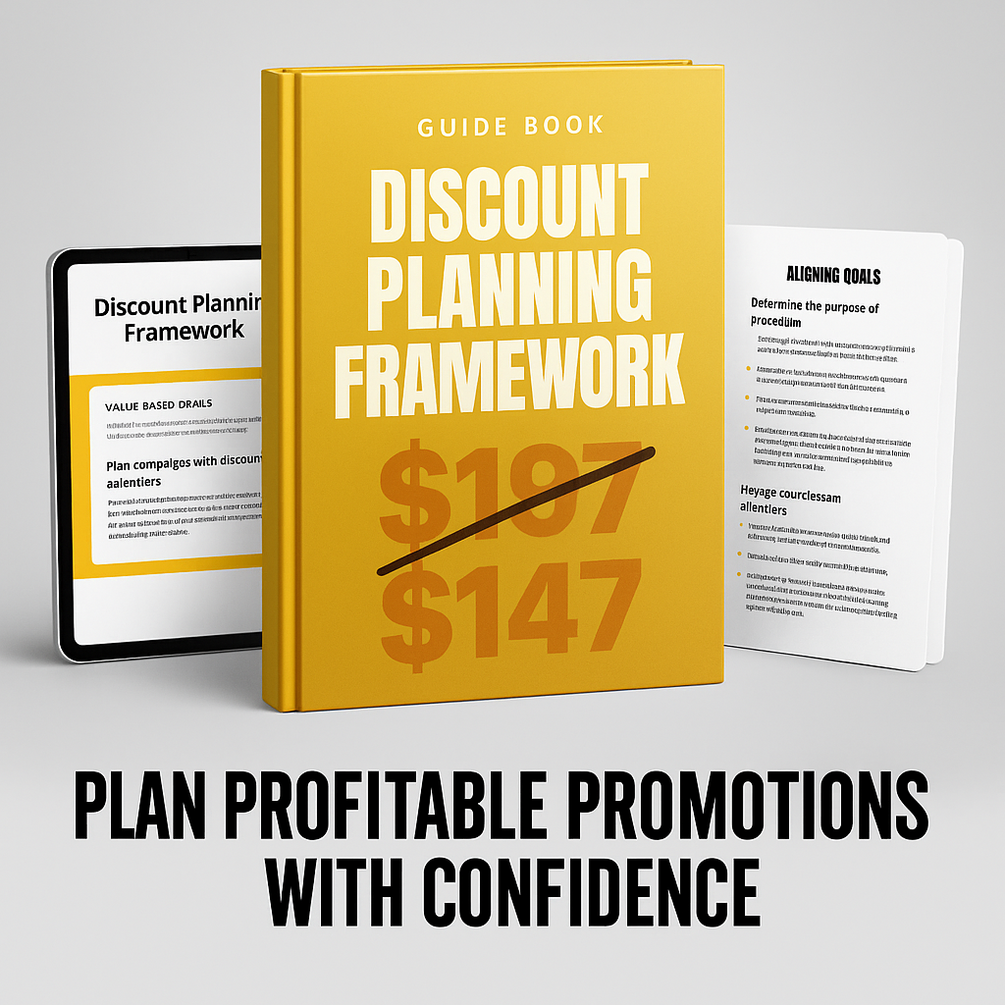 Smart Discount Framework – Plan Profitable Offers Without Hurting Your ...