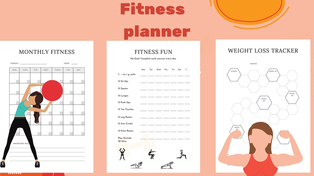 "Transform Your Fitness Journey: The Ultimate Digital Planner for ...
