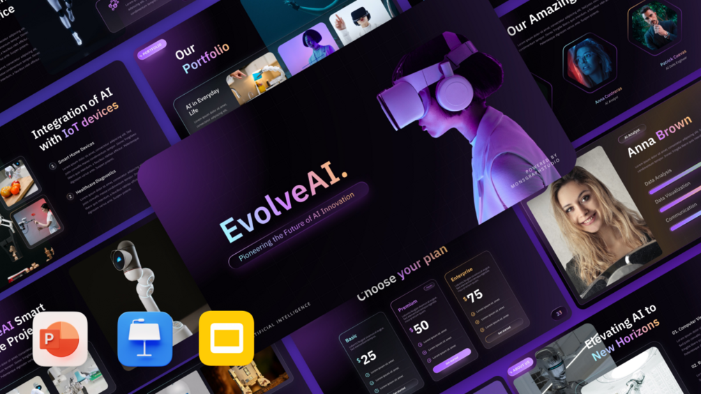 EvolveAI – Artificial Intelligence AI Presentation Template