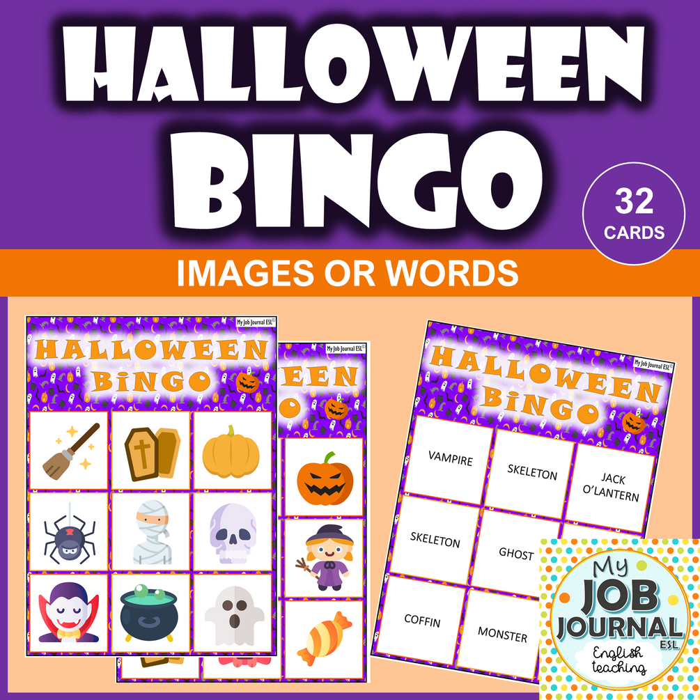 HALLOWEEN Bingo (words or images)