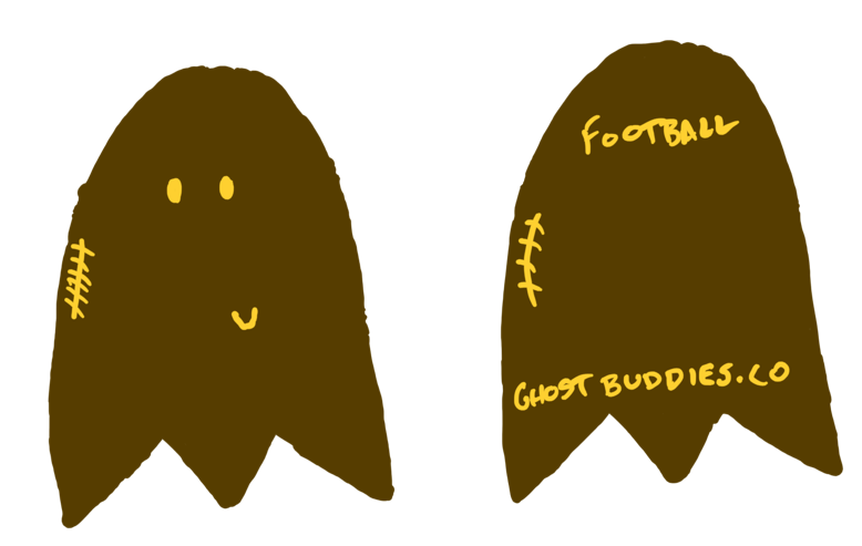 Ghost Buddies - Sports Collection - Football Ghost