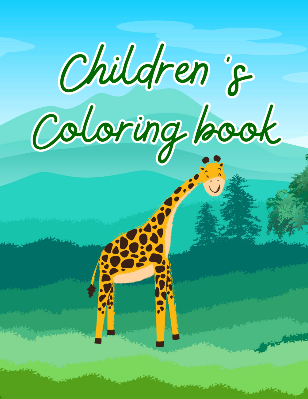 Children's Interactive Coloring Book