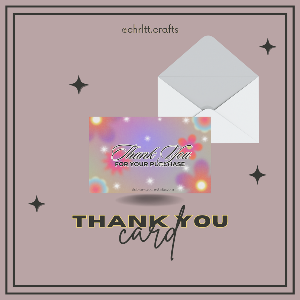 Create a Unique Thank You with Our Customizable Digital Card!