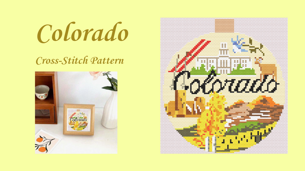 Colorado Cross-Stitch Pattern