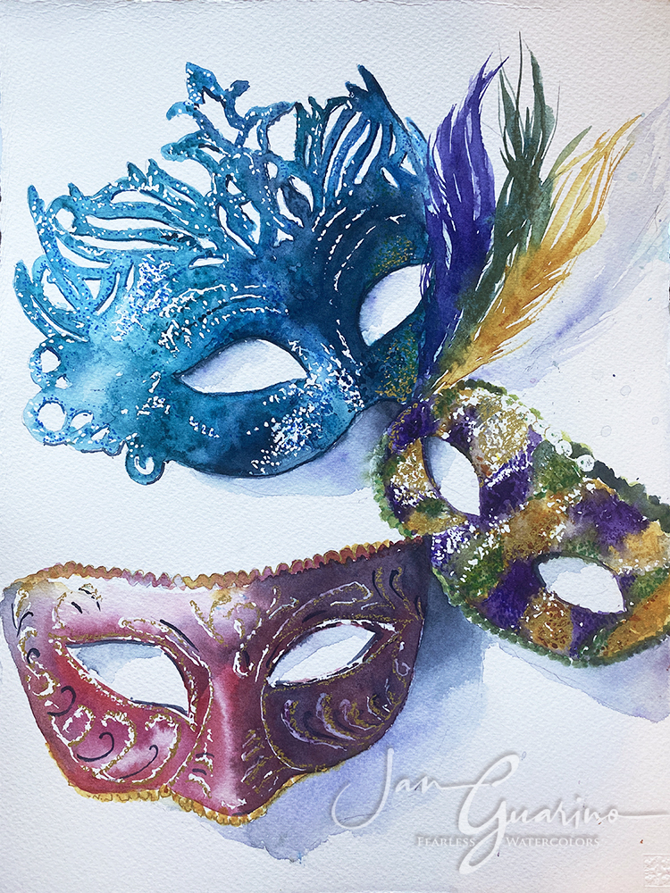 Mask Up Mardi Gras ~ Full Length Class