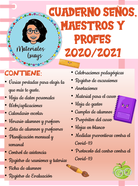 CUADERNO SEÑOS, MAESTROS Y PROFES CURSO 2020-2021