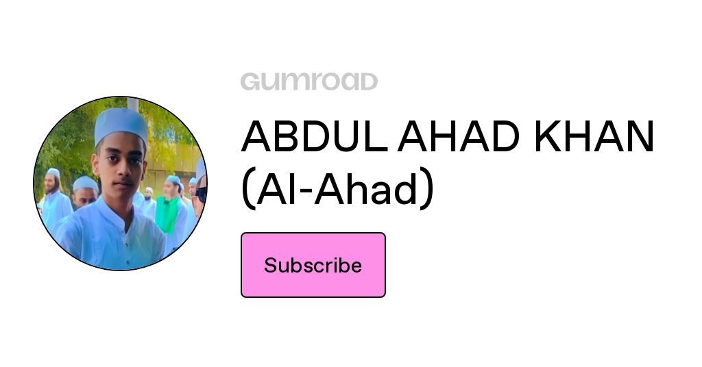 ABDUL AHAD KHAN (Al-Ahad)