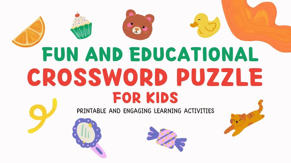 Fun and Educational Crossword Puzzles for Kids | Printable & Engaging ...