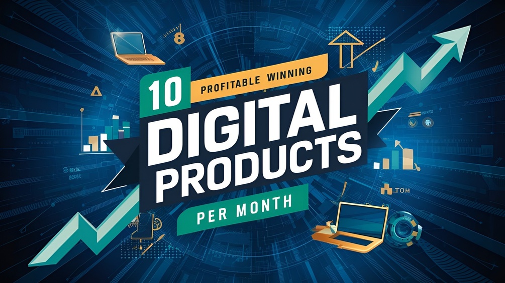 10 profitable Winning Digital Products per Month