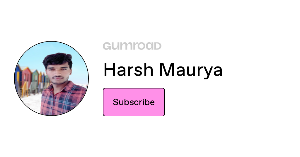 Harsh Maurya