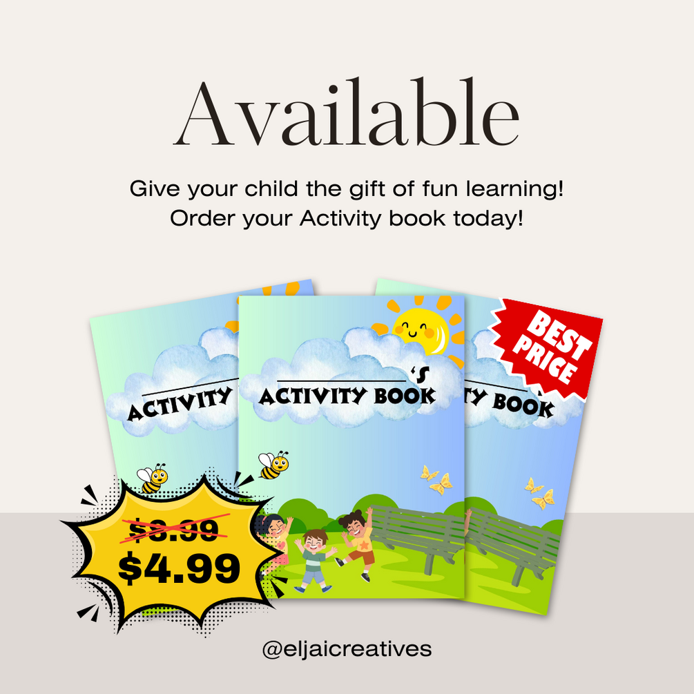 Personalized Toddler's Activity Book Printable