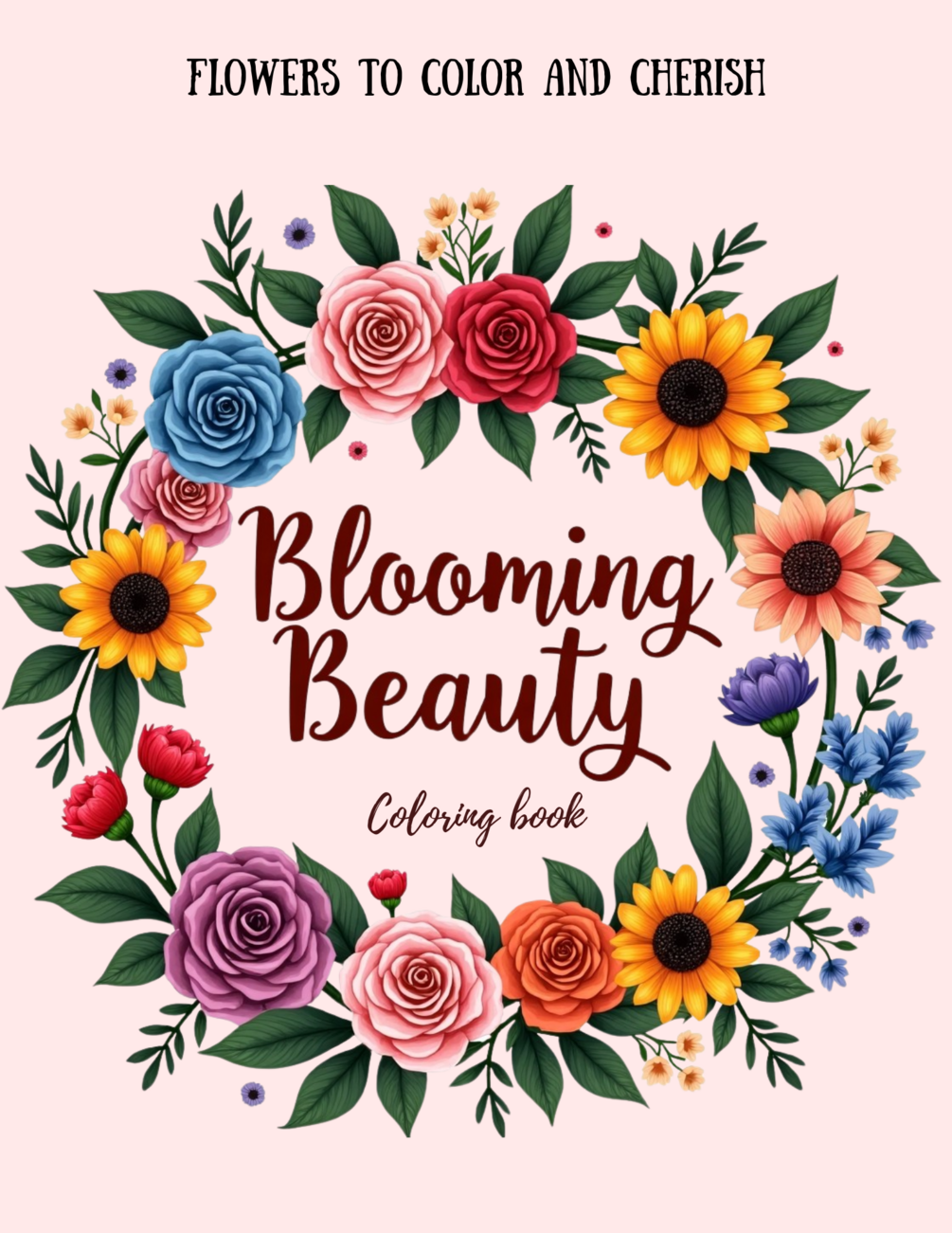 Blooming Beauty - Coloring Book