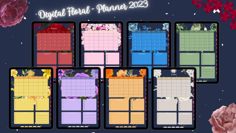 Floral Digital Planner
