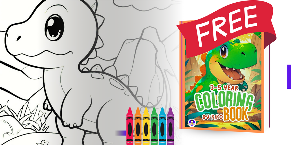 Dinosaur Coloring Book for Kids – Fun & Easy Activities for Ages 3–5