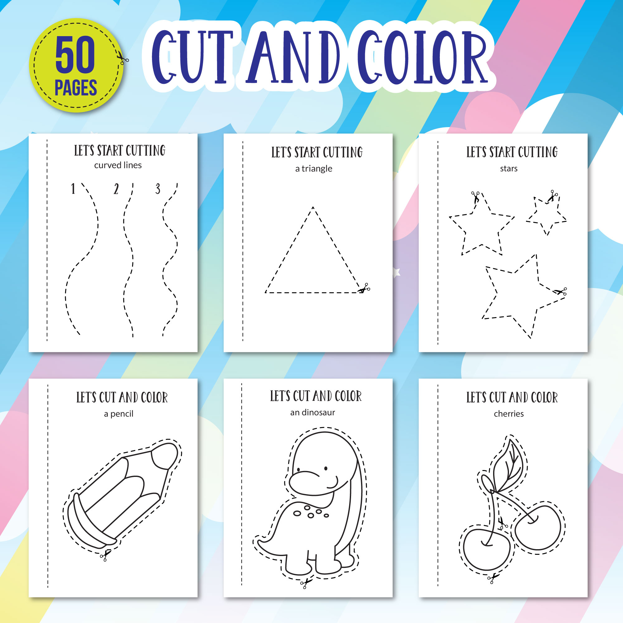 Scissor Skills Workbook