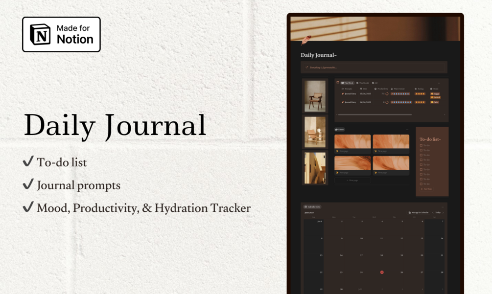 Daily Journal Notion Template