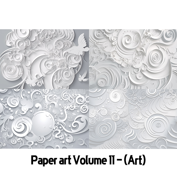 Soom's DigitalArt - White PaperArt, Unique Gifts Volume 11 - (Art)