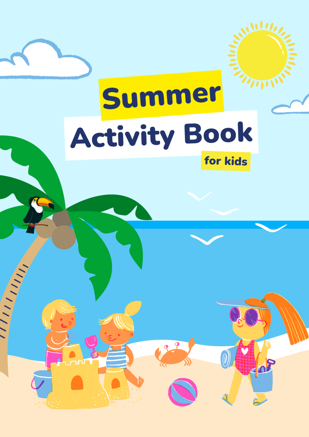 Summer Activity Book For Kids
