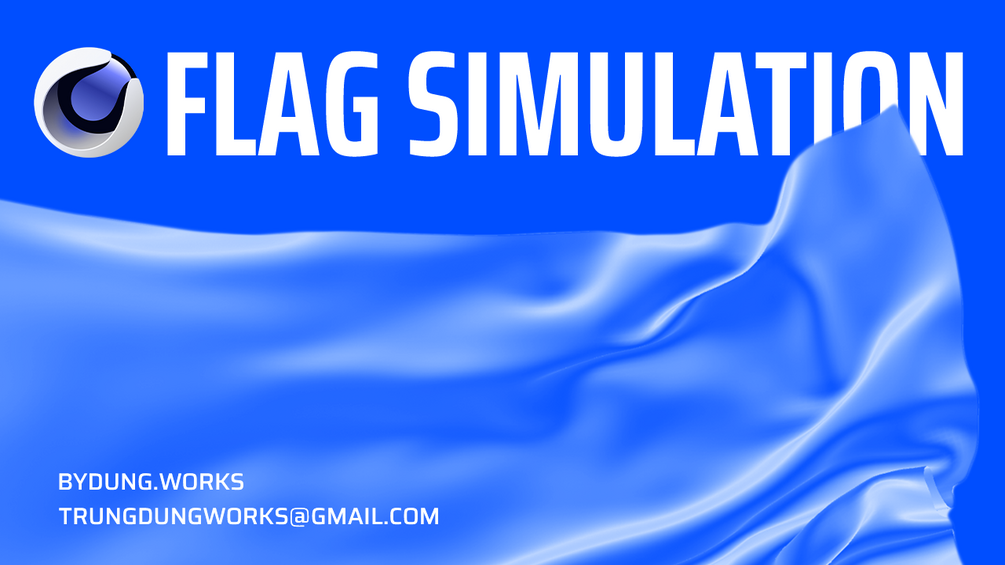 Flag Simulation - Cinema 4D