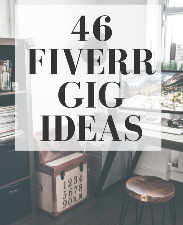46 Fiverr Gigs you can start today without any former design or coding ...